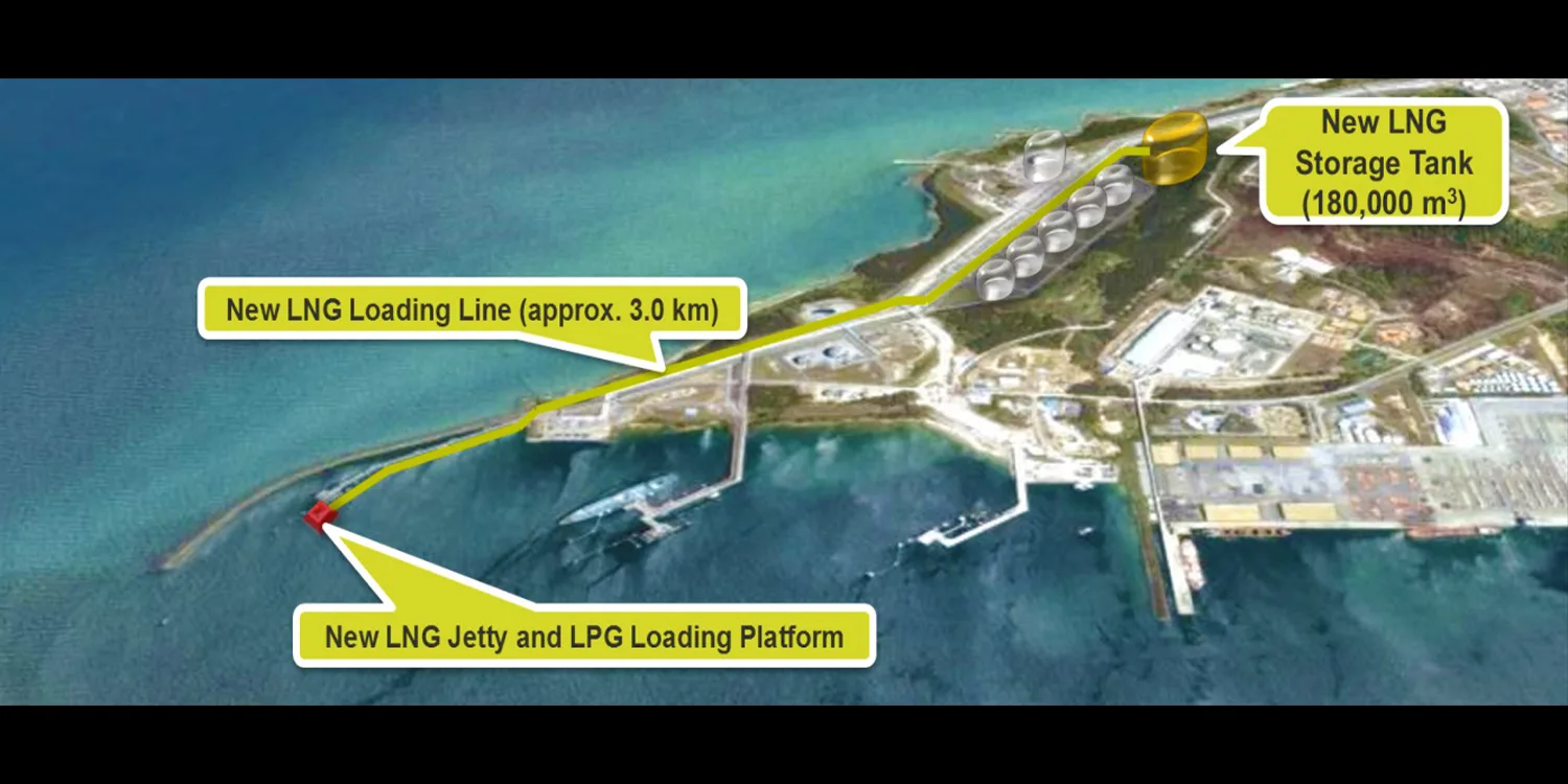 The LNG Tank 7 and New LNG Jetty Project of MLNG at Bintulu was named ...